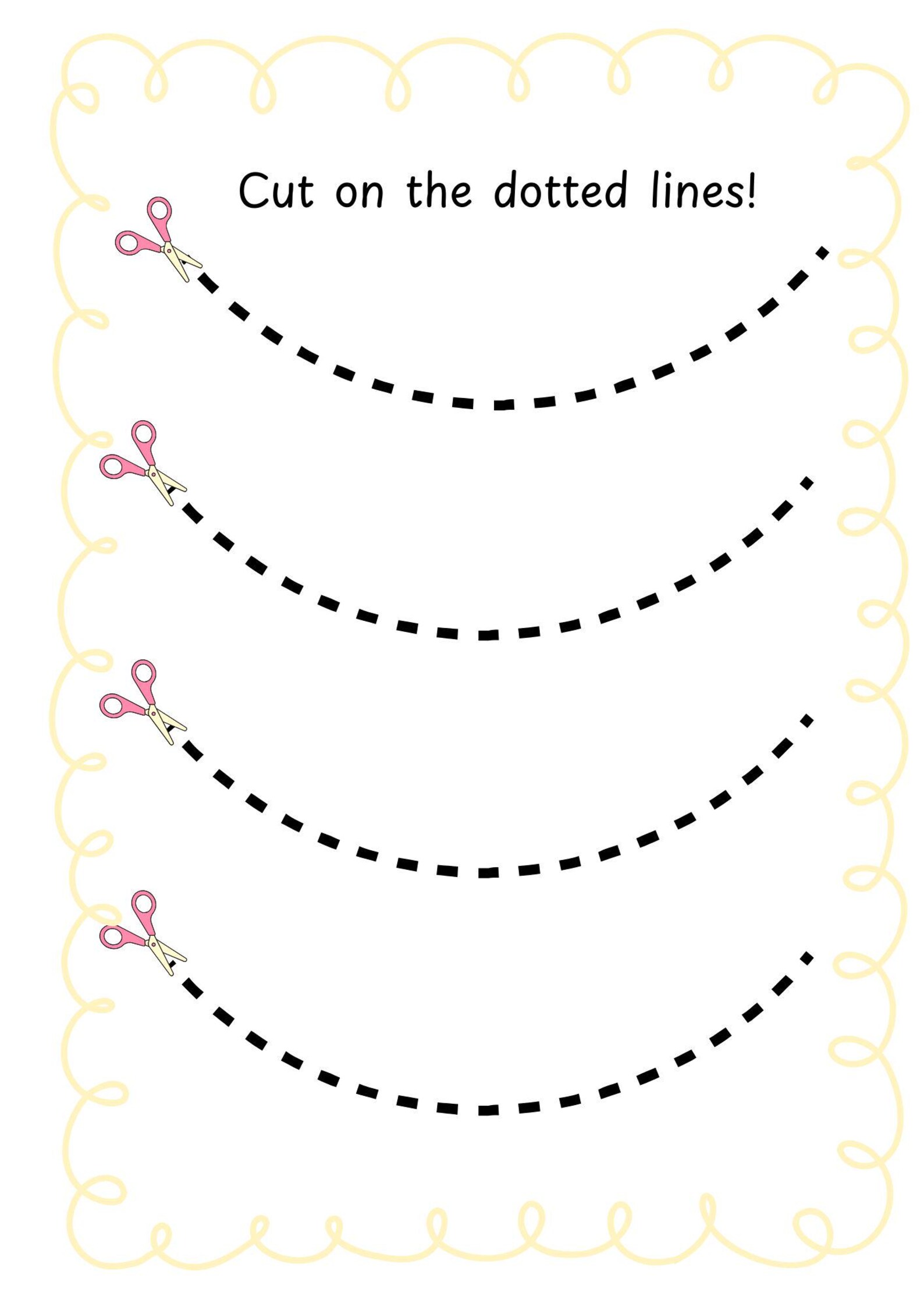 Cutting Practice Packet- 10 Fun and Engaging Pages - Etsy