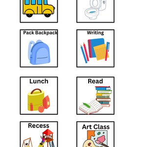 24 Routine & Sensory Icons – Printable Visual Supports for Kids - Etsy