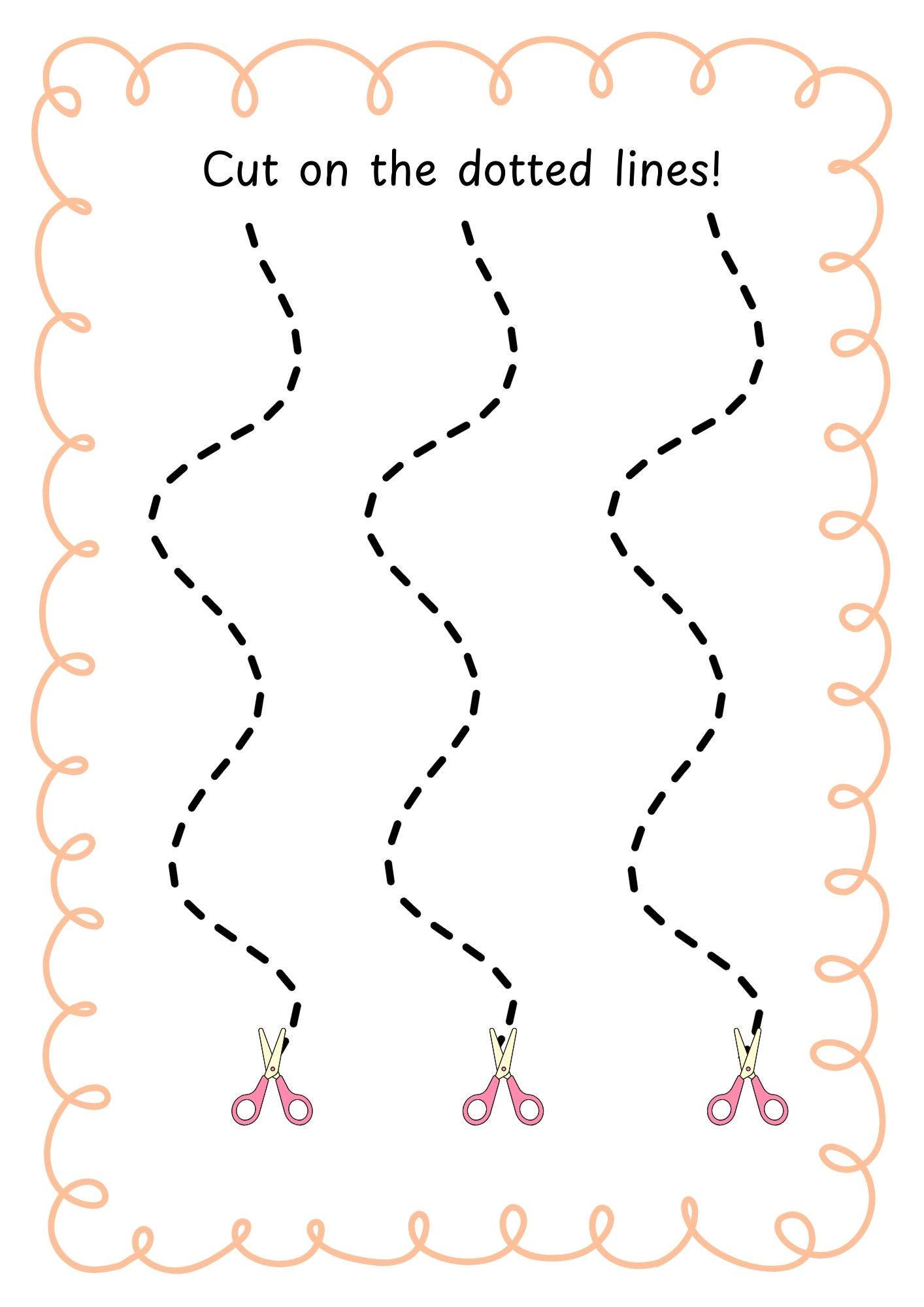 Cutting Practice Packet- 10 Fun and Engaging Pages - Etsy