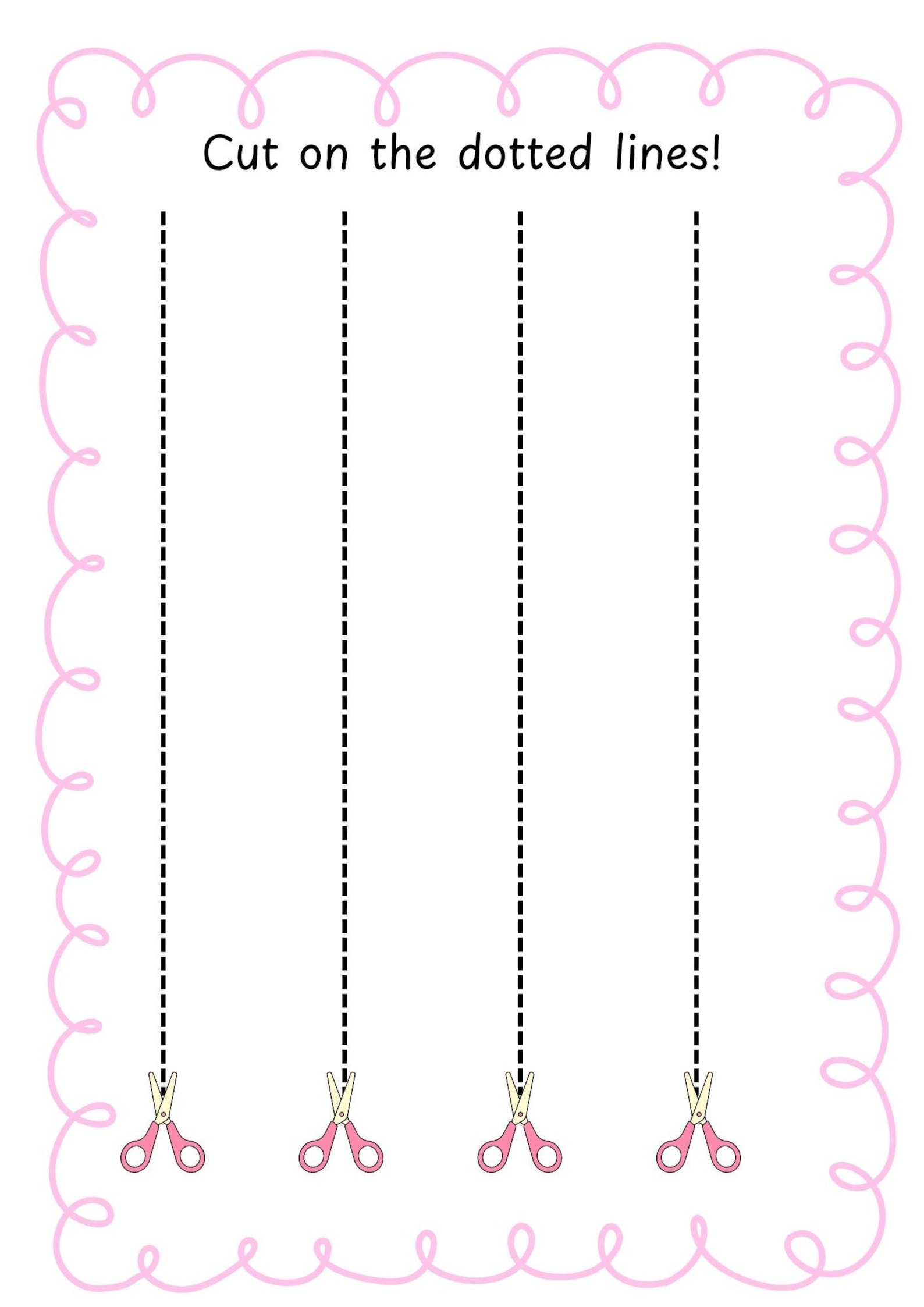 Cutting Practice Packet- 10 Fun and Engaging Pages - Etsy