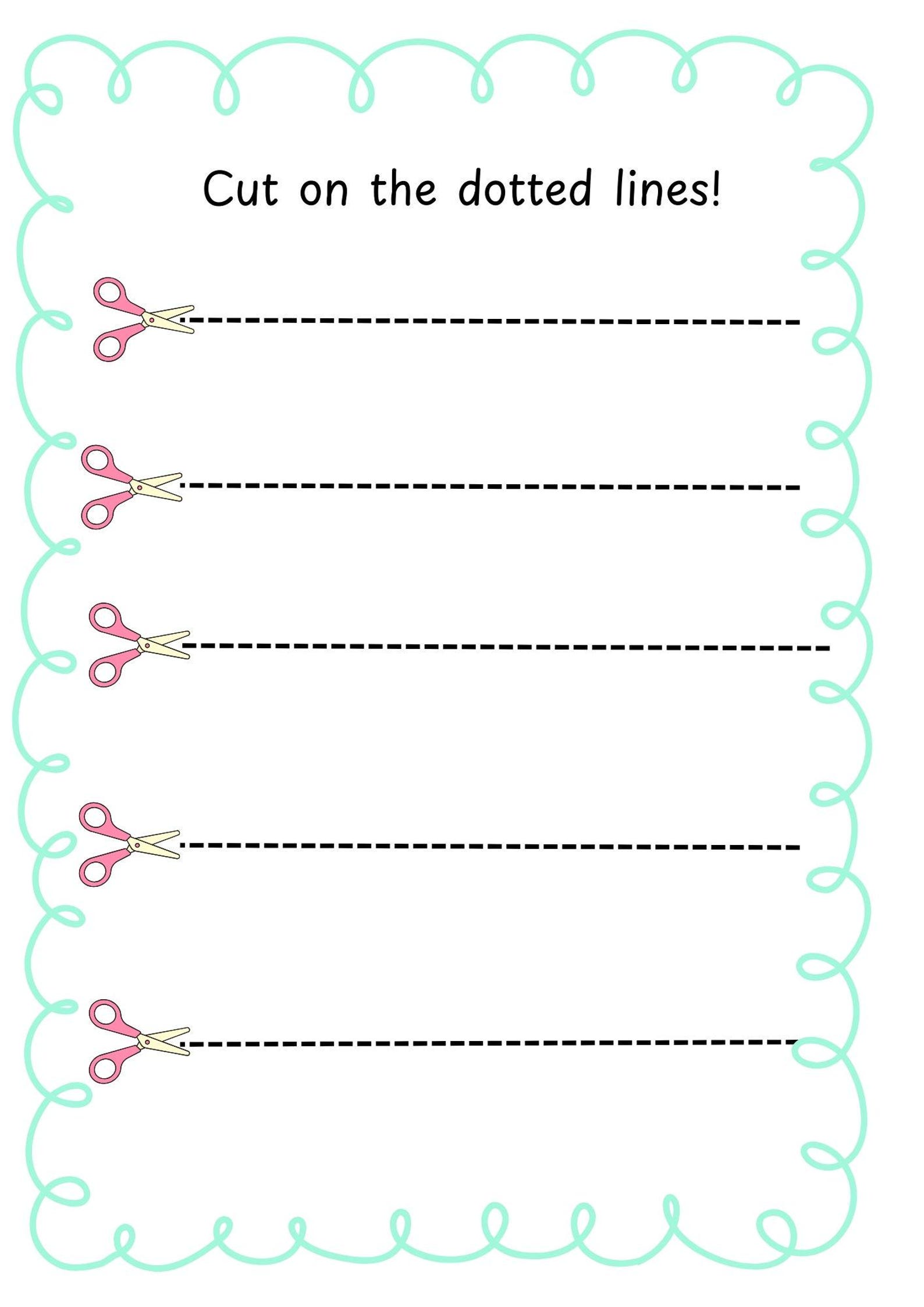 Cutting Practice Packet- 10 Fun and Engaging Pages - Etsy