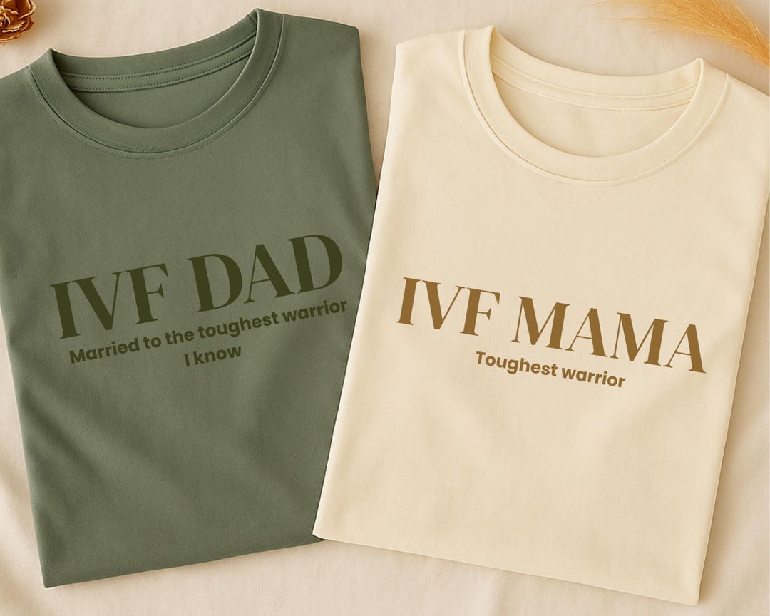 IVF Journey Shirts: Matching Infertility Warrior Couple Tees - Etsy