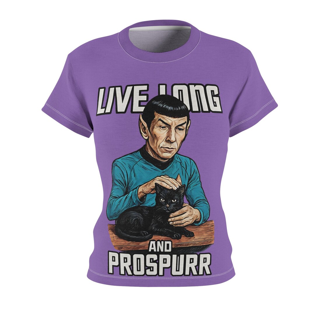 Star Trek Inspired Tee, Pop Culture Spock Women's Cut & Sew Shirt ...