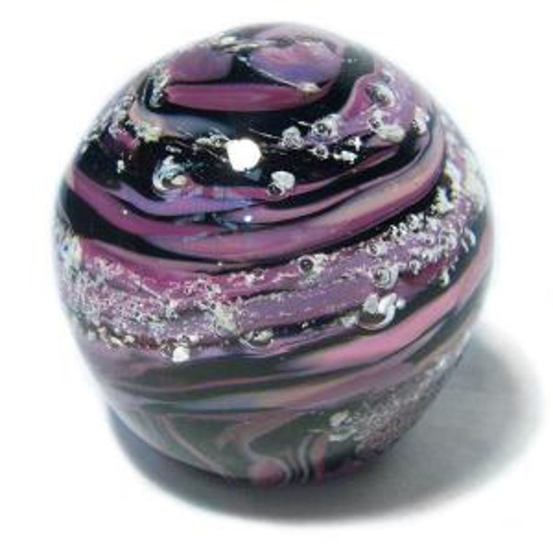 Round Glass Paperweight With Ashes – Memorial Keepsake Infused With ...