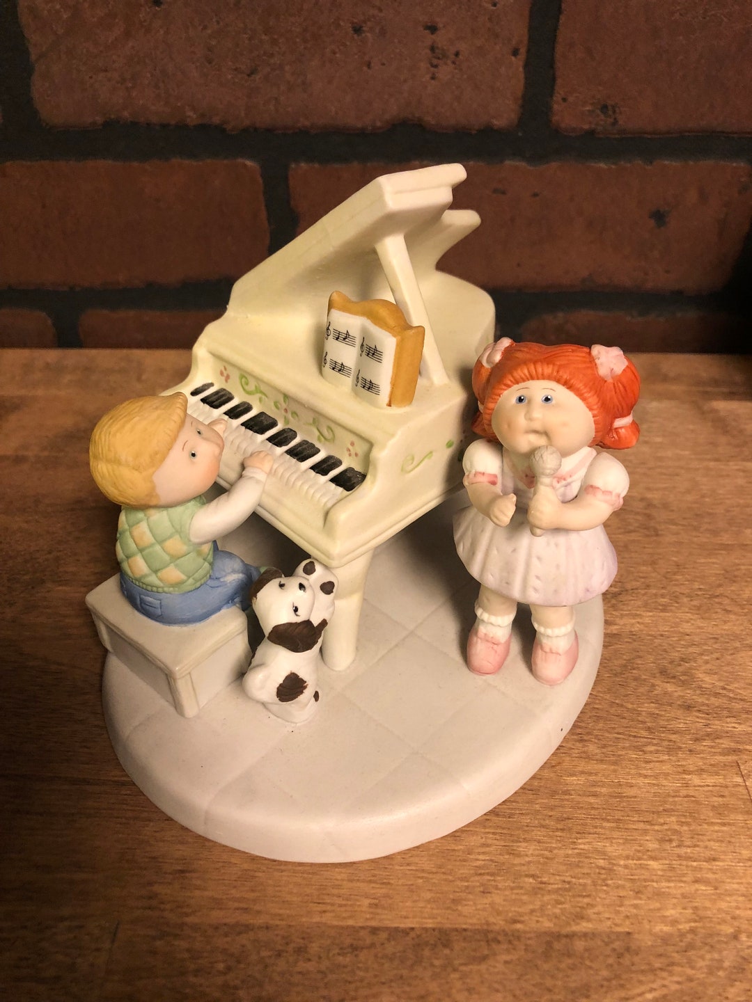 Cabbage Patch Kids Piano Boy Girl Singing Figurine 1985 the ...