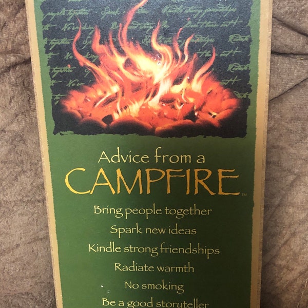 Campfire Sign - Etsy