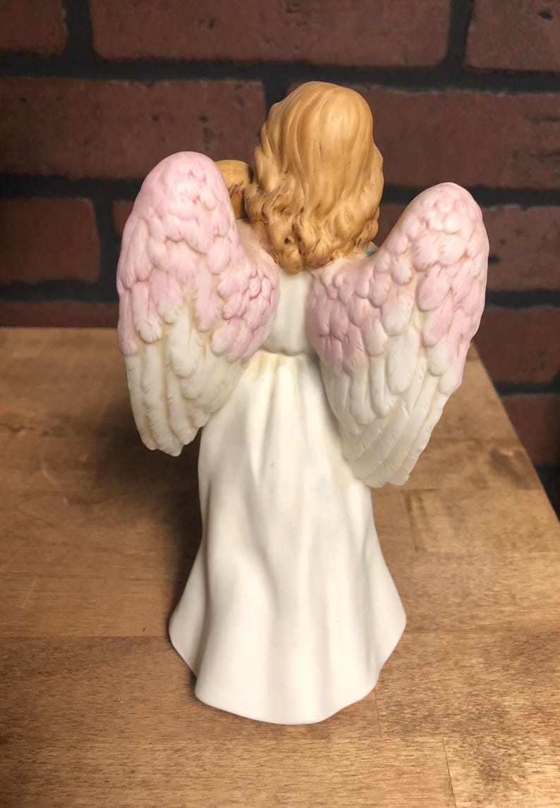 Home Interiors Angel Lady Girl Holding Baby Figurine 1434 HOMCO - Etsy