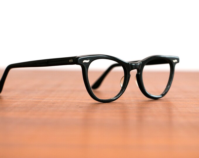 Vintage 1960's Victory USA Eyeglasses Frames Made in the USA Black ...