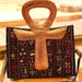 Handmade Egyptian Ankh Bag – Gold Hieroglyphic Purse, Ancient Pharaonic ...