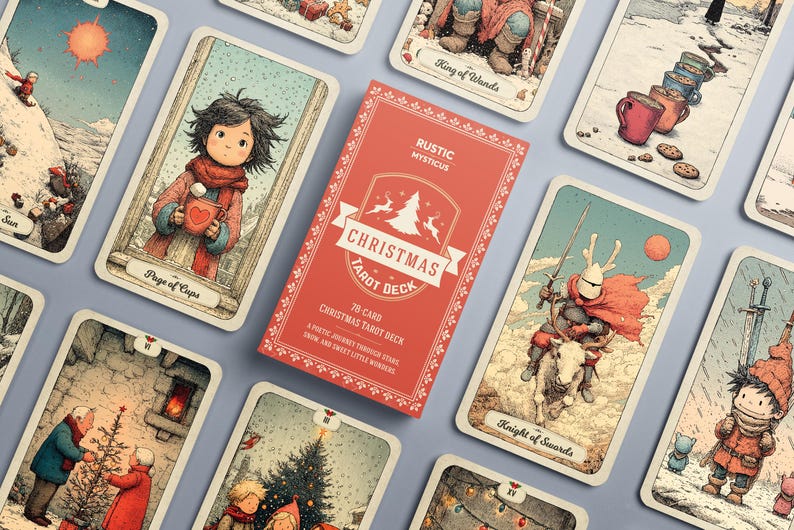Christmas Tarot – 78 Card Deck – Little Prince Inspired – Cartoon Style ...