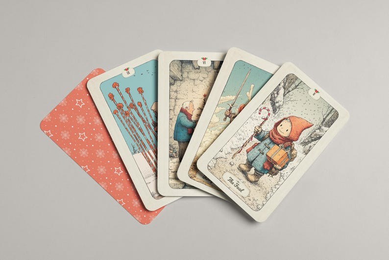 Christmas Tarot – 78 Card Deck – Little Prince Inspired – Cartoon Style ...