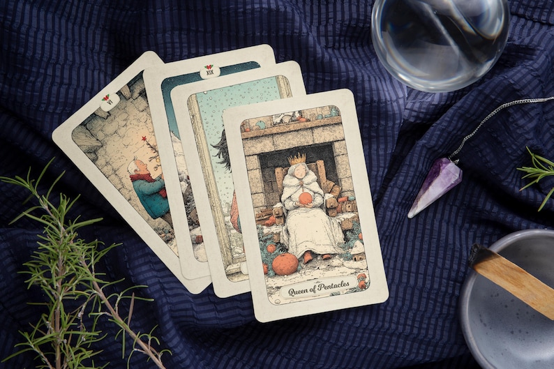 Christmas Tarot – 78 Card Deck – Little Prince Inspired – Cartoon Style ...