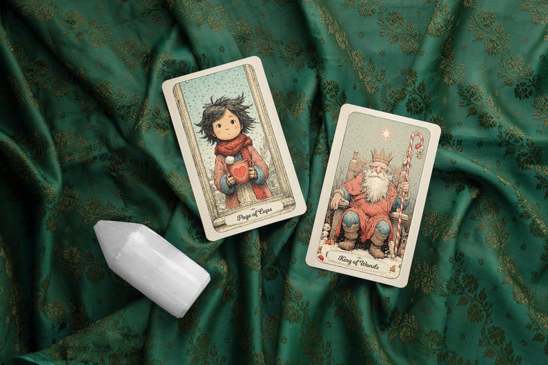 Christmas Tarot – 78 Card Deck – Little Prince Inspired – Cartoon Style ...