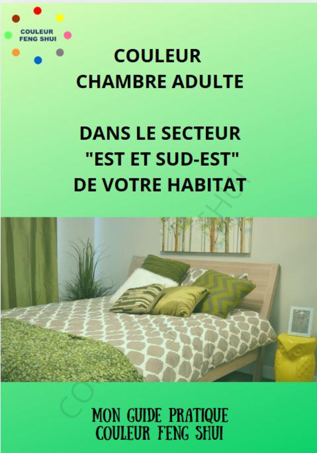 Feng Shui Color Guide for Adult Bedrooms, East And/or South-east - Etsy