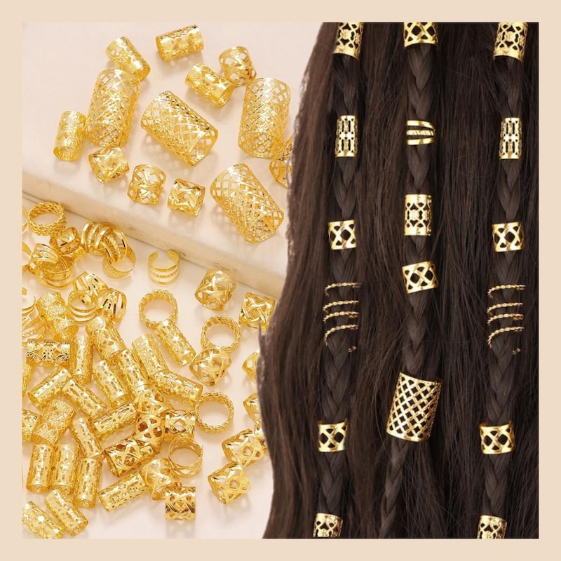 Braid Hair Ring Charms - Etsy UK