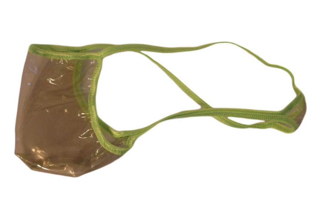 String pour homme en plastique transparent et vinyle PVC, choisissez ...