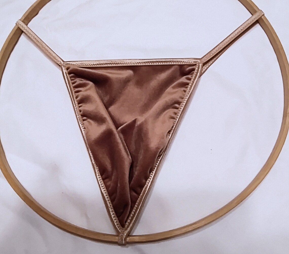 Men's Bikini G String Y Back Underwear Thong Lingerie Ultra Soft ...