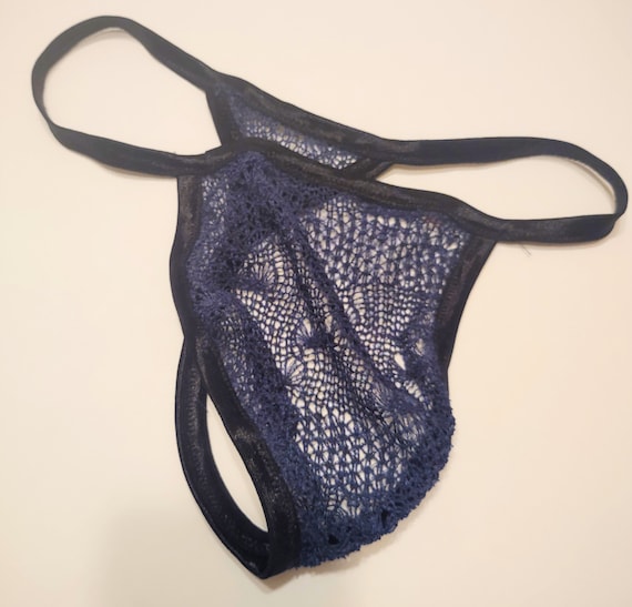 Men's G String SEAMLESS Thong Open Weave Knit Cozy Unique | Etsy