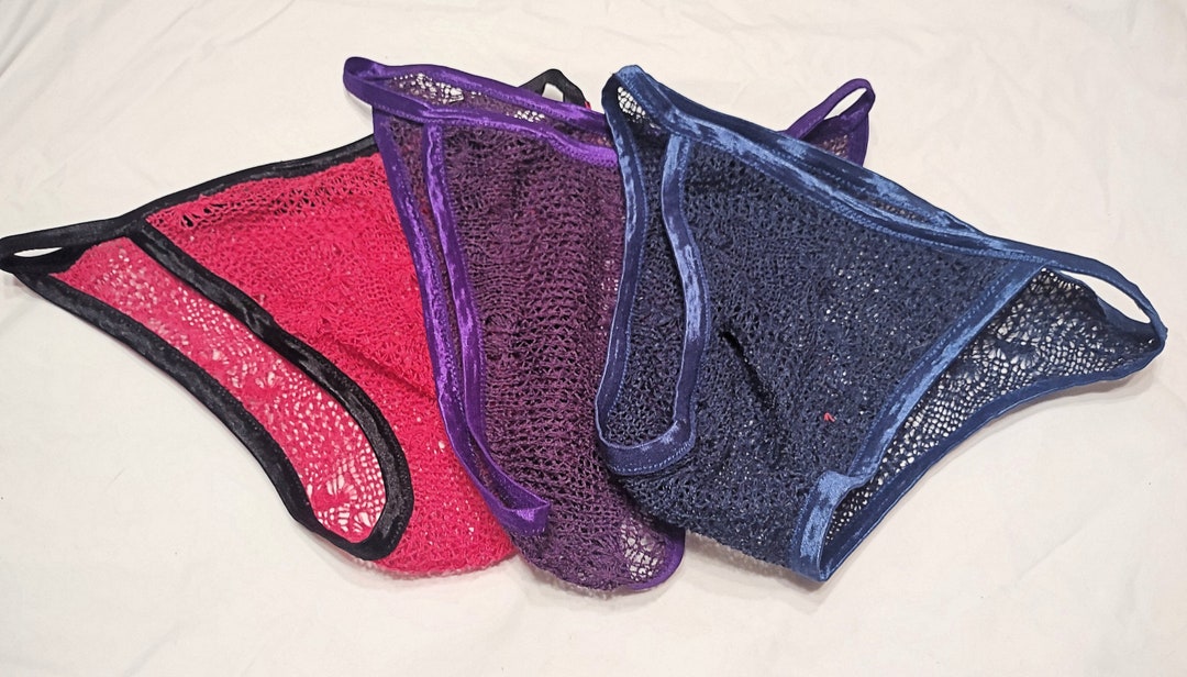 Men's String Bikini Tanga Brief Body Hugger Underwear Tanga Lingerie ...