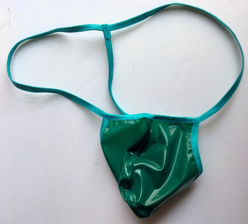 Men's Latex Rubber G String Thong Second Skin Exotic | Etsy