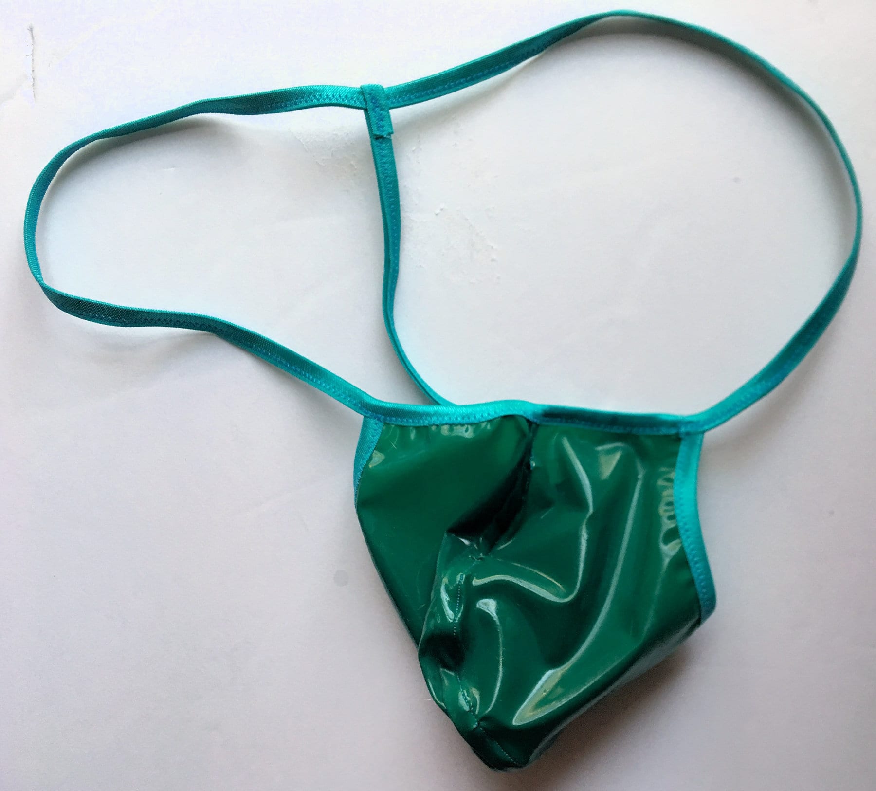 Men's Latex Rubber G String Thong Second Skin Exotic | Etsy