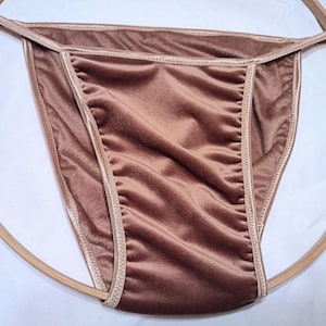 Men's String Bikini Tanga Brief Body Hugger Underwear Tanga Lingerie ...