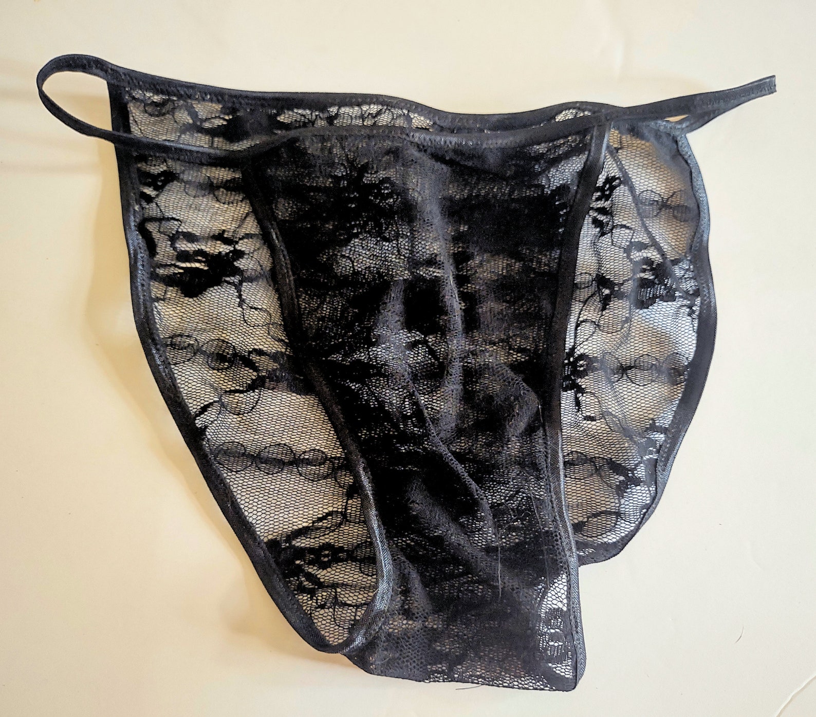 Mens String Bikini Tanga Brief Body Hugger Seamless Underwear Sheer ...