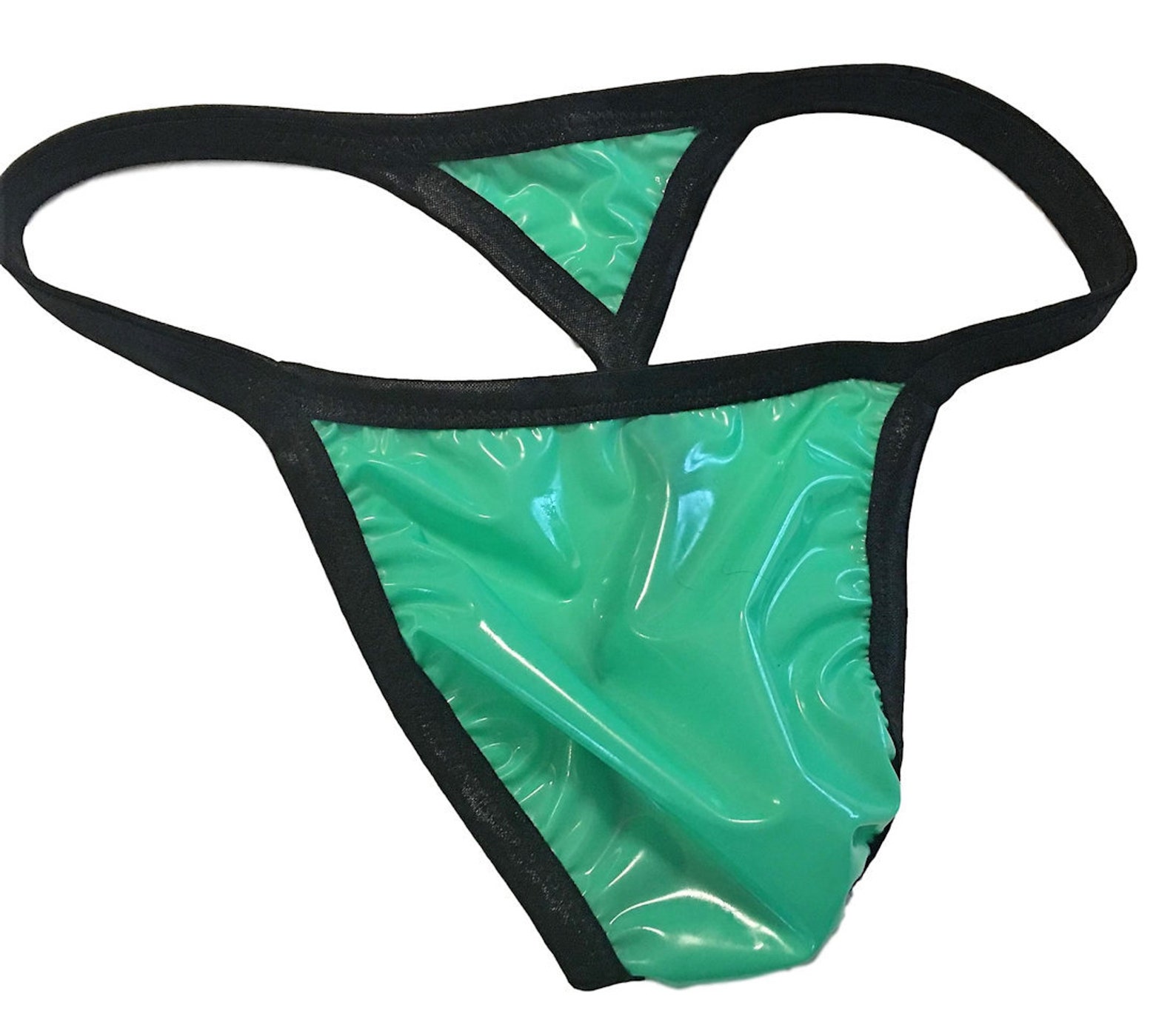 Men's Latex Rubber G String Thong Second Skin Exotic | Etsy