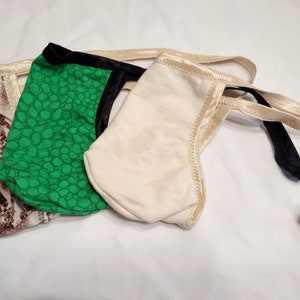 Men's BACKLESS Soft Cock Sock Sack G String Thong No Back Underwear ...