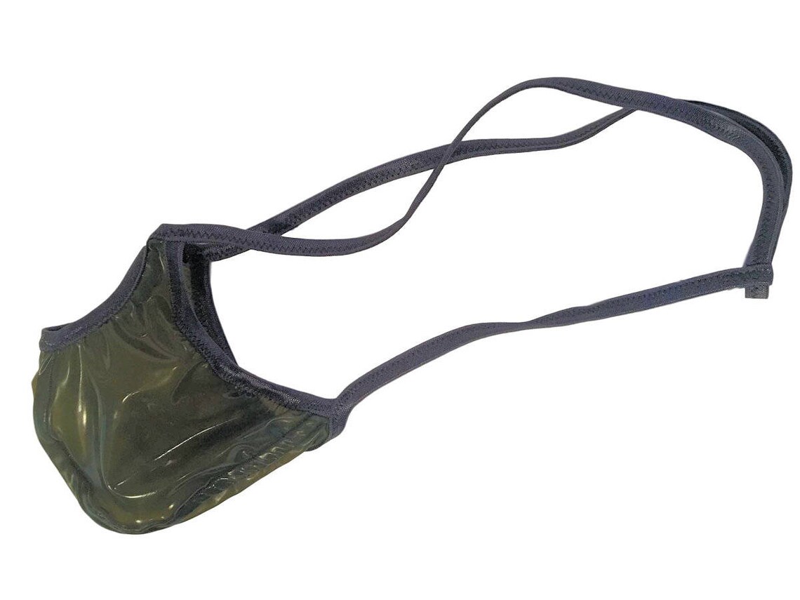 Men's Latex Rubber BALL Hugger G String Thong Second Skin Exotic Unique ...