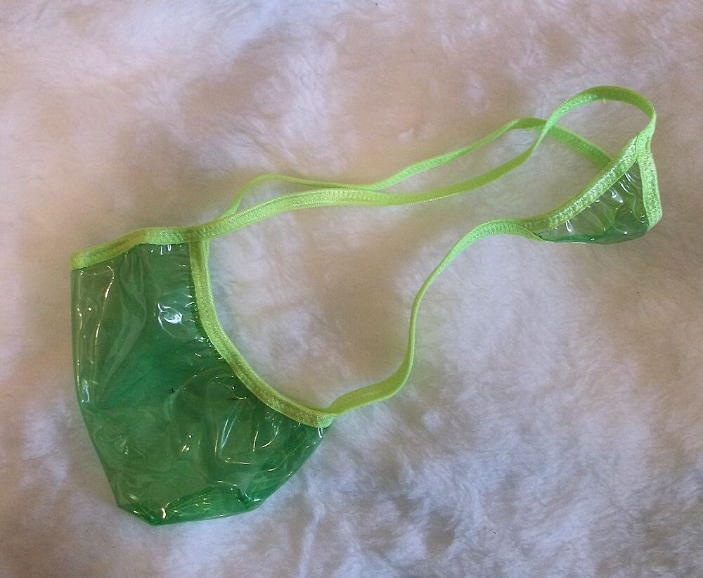 Men's Clear Plastic CABANA Thong G String Transparent PVC - Etsy