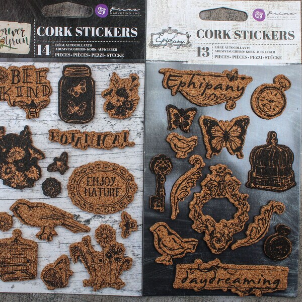 Cork Stickers - Etsy