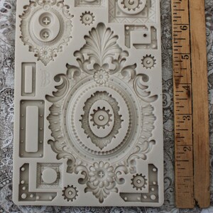 Grungy Frames Molds Oval Ornate Prima Silicone for Resin Clay Food Safe ...