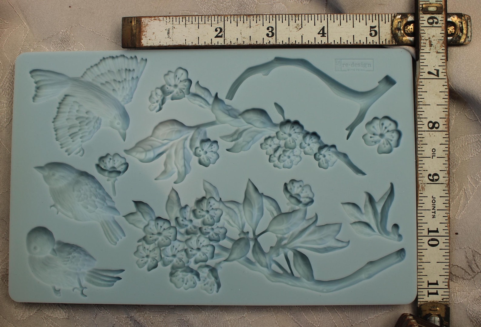 Aviary Birds Mold Redesign Silicone for Resin Clay Food Safe Chocolate ...