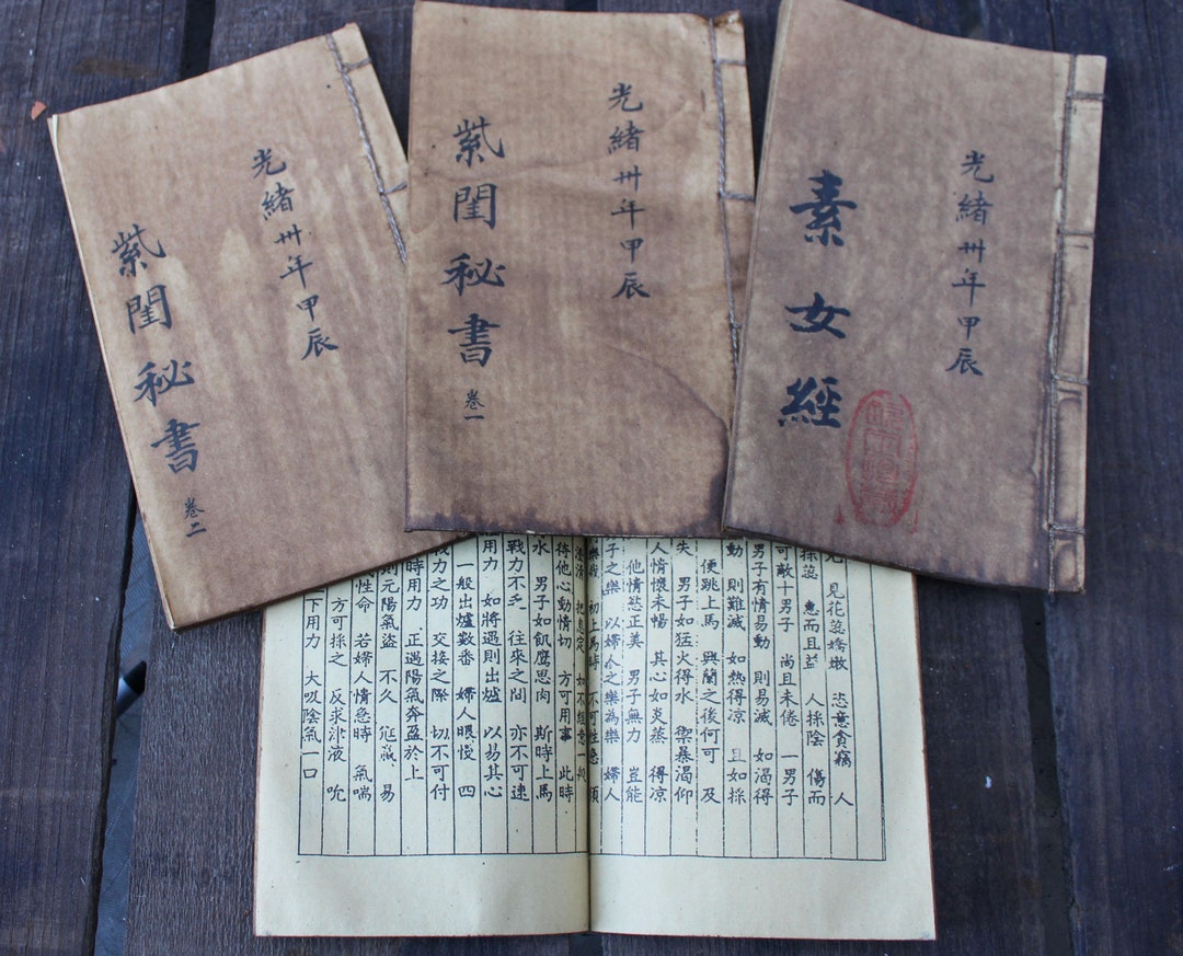 Chinese Book Pamphlet Asian Pages for Collage and Mixed Media - Etsy