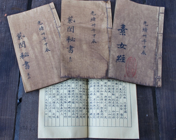 Chinese Book Pamphlet Asian Pages for Collage and Mixed Media - Etsy