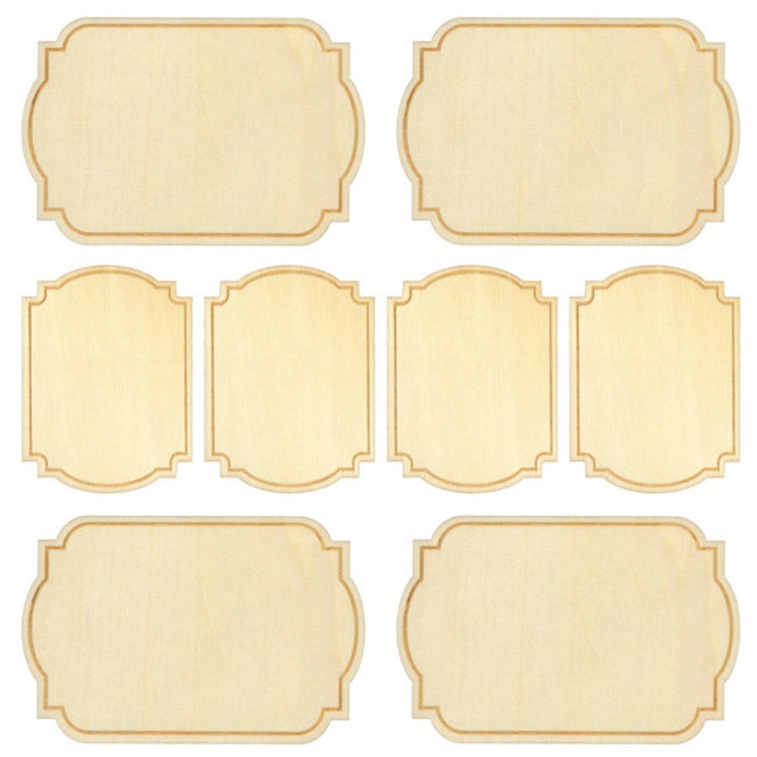 Wooden ATC Classic Cards Collage Substrate Prima Mixed Media Postcard ...