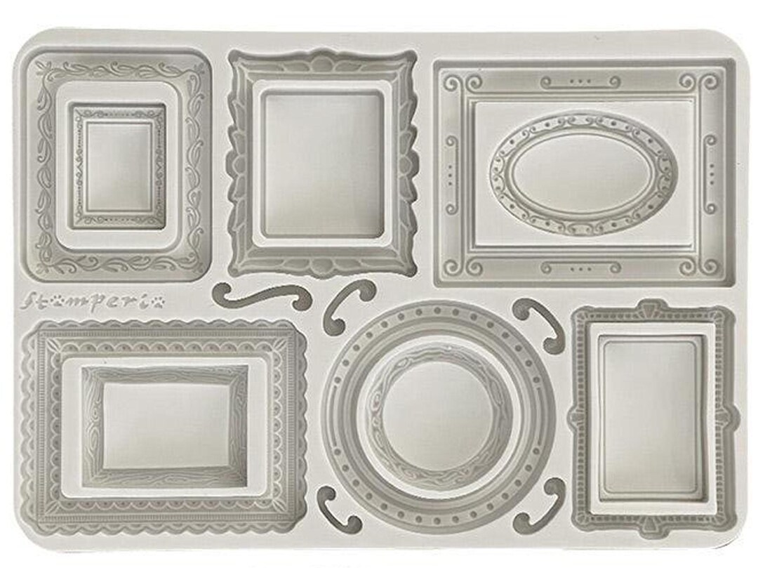 Stamperia Frames Alterego Mold Ornate Silicone for Resin Clay - Etsy