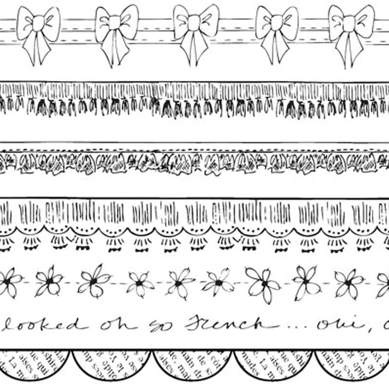 Border Stamp - Etsy