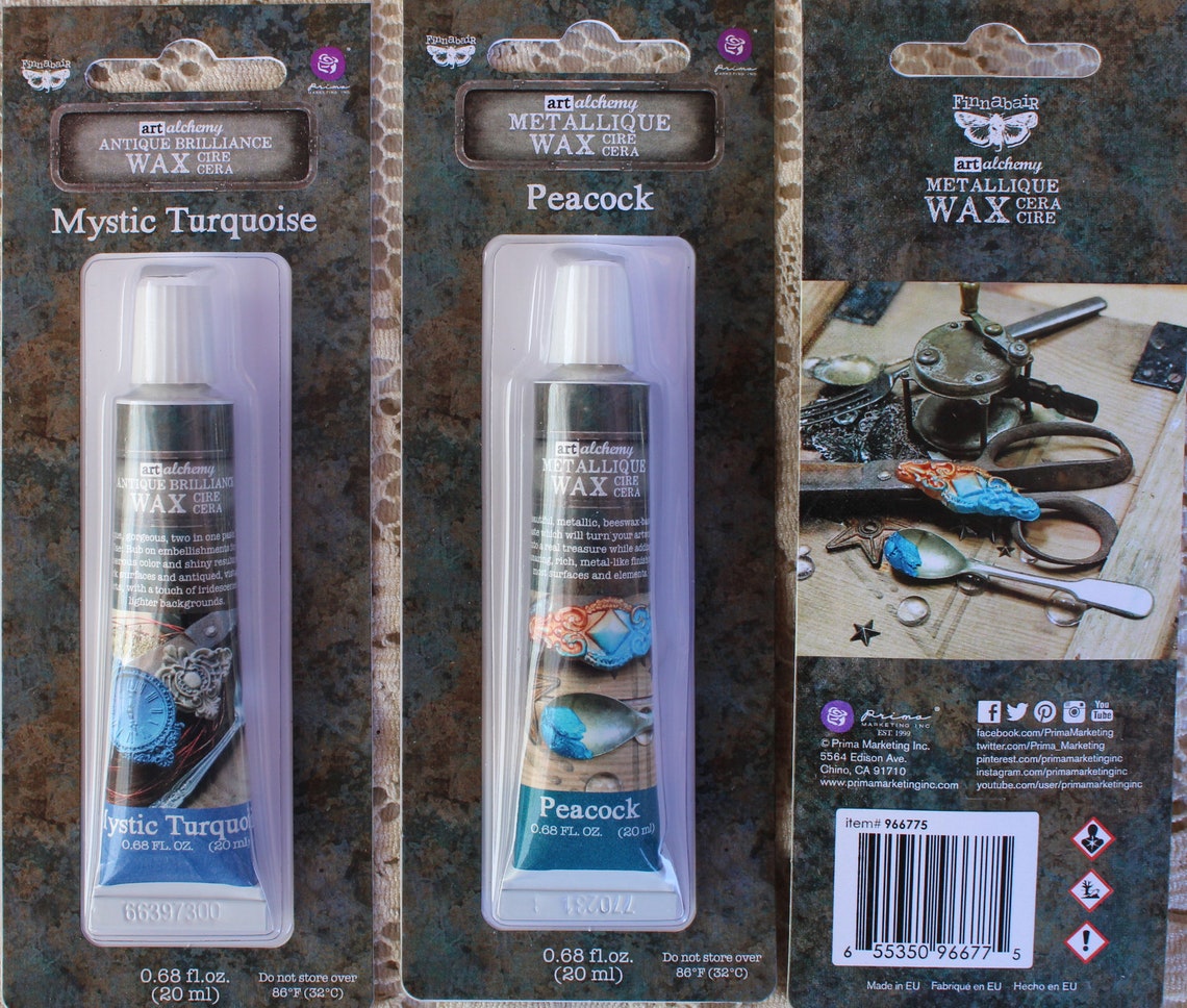 Wax Beeswax Metallique Paste Finnabair Art Alchemy Prima - Etsy
