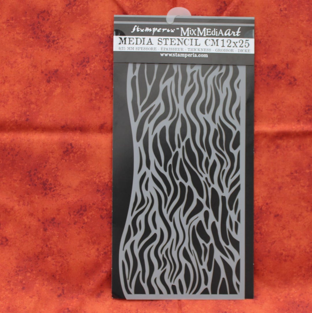 Sea Land Waves Texture Stamperia Thick Stencil 12 X 25 Cm Ocean - Etsy
