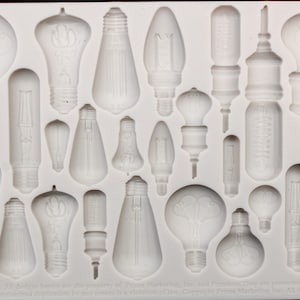 Light Bulb Molds From Prima Imaginarium Finnabair Moulds Silicone Food ...
