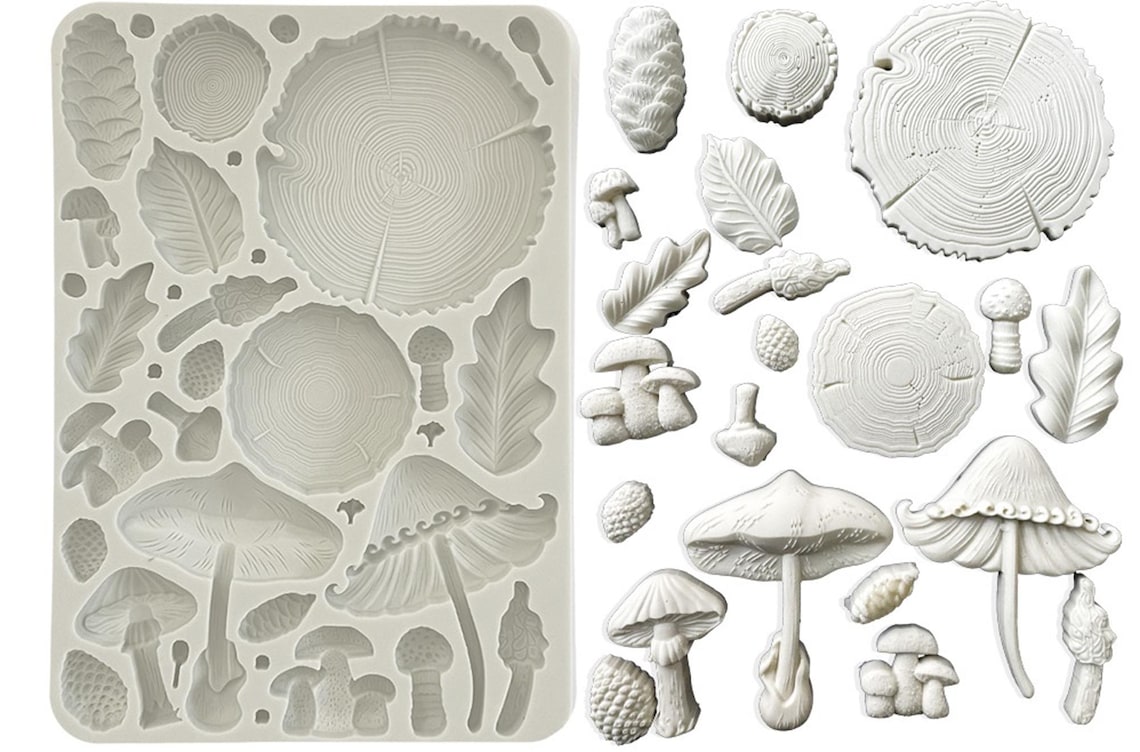 Forest Leaves and Acorns Molds Stamperia Silicone for Resin Clay - Etsy