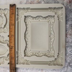 Stamperia Frames Brocante Mold Ornate Silicone for Resin Clay - Etsy