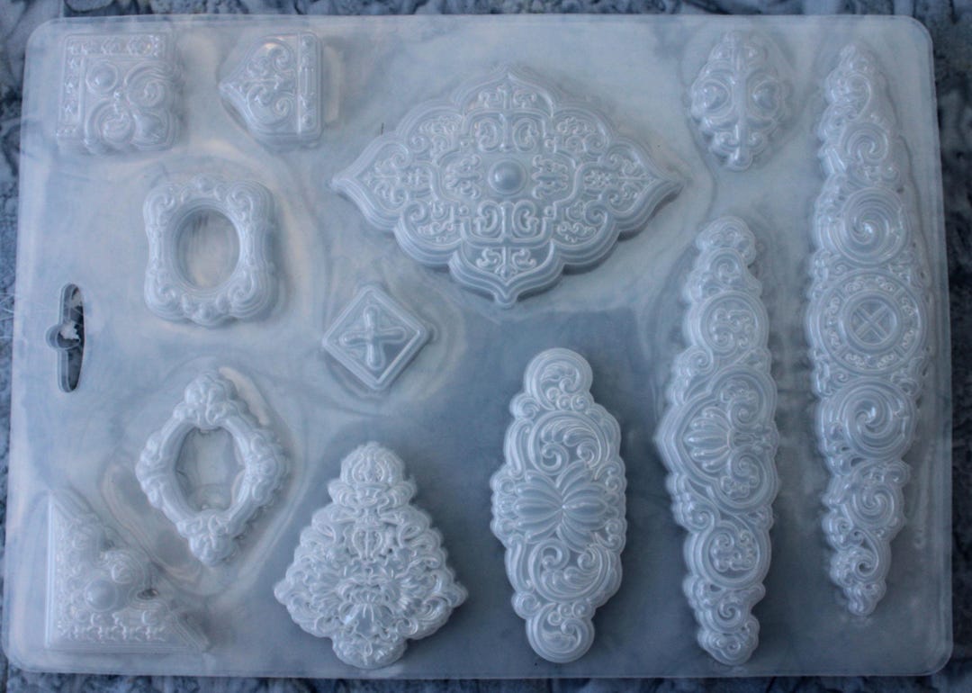 Plates Soft Maxi Mold Texture Impressions Plate Stamperia Plastic ...