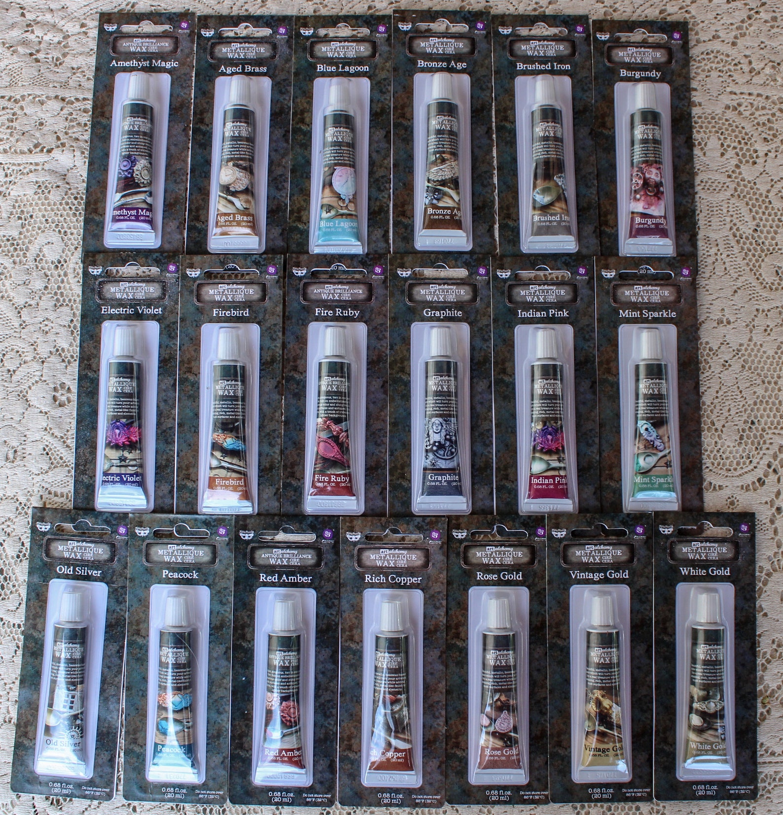 Wax Beeswax Metallique Paste Finnabair Art Alchemy Prima - Etsy