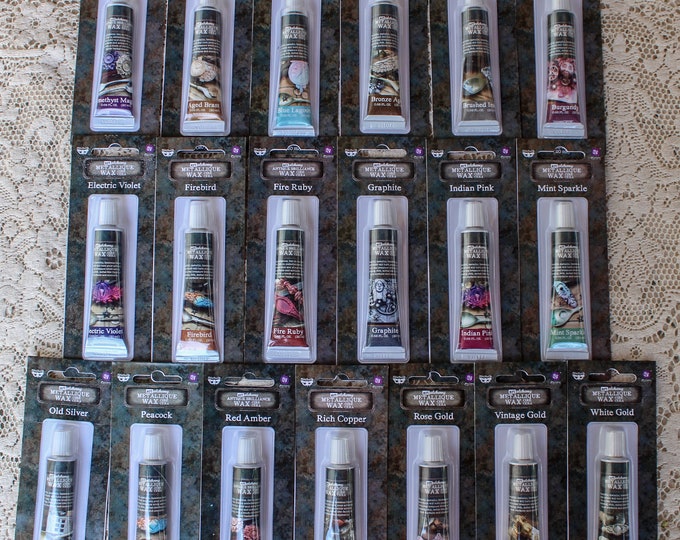 Prima Finnabair Art Alchemy Metallique Wax .68 Fluid Ounce You Choose ...