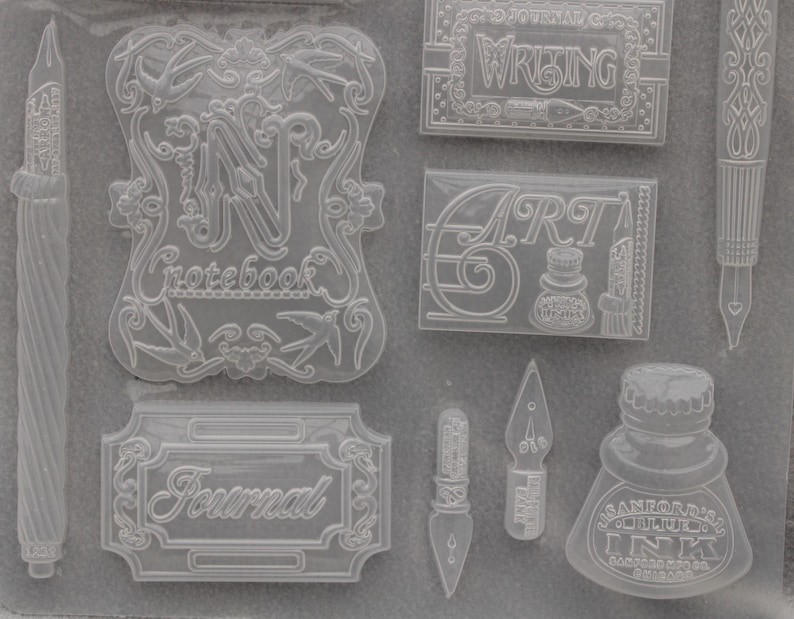 Inks & Labels Soft Maxi Mold Texture Impressions Plate Stamperia ...