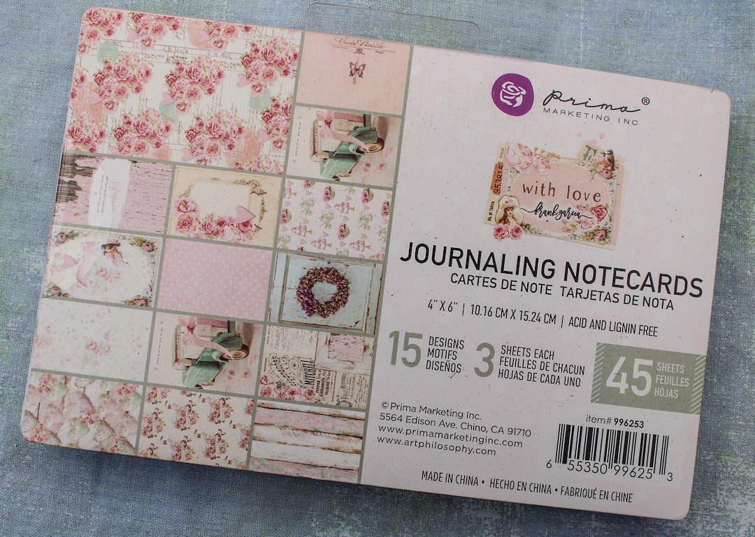 With Love Journaling Note Cards Postcards Frank Garcia 15 Designs 45 ...