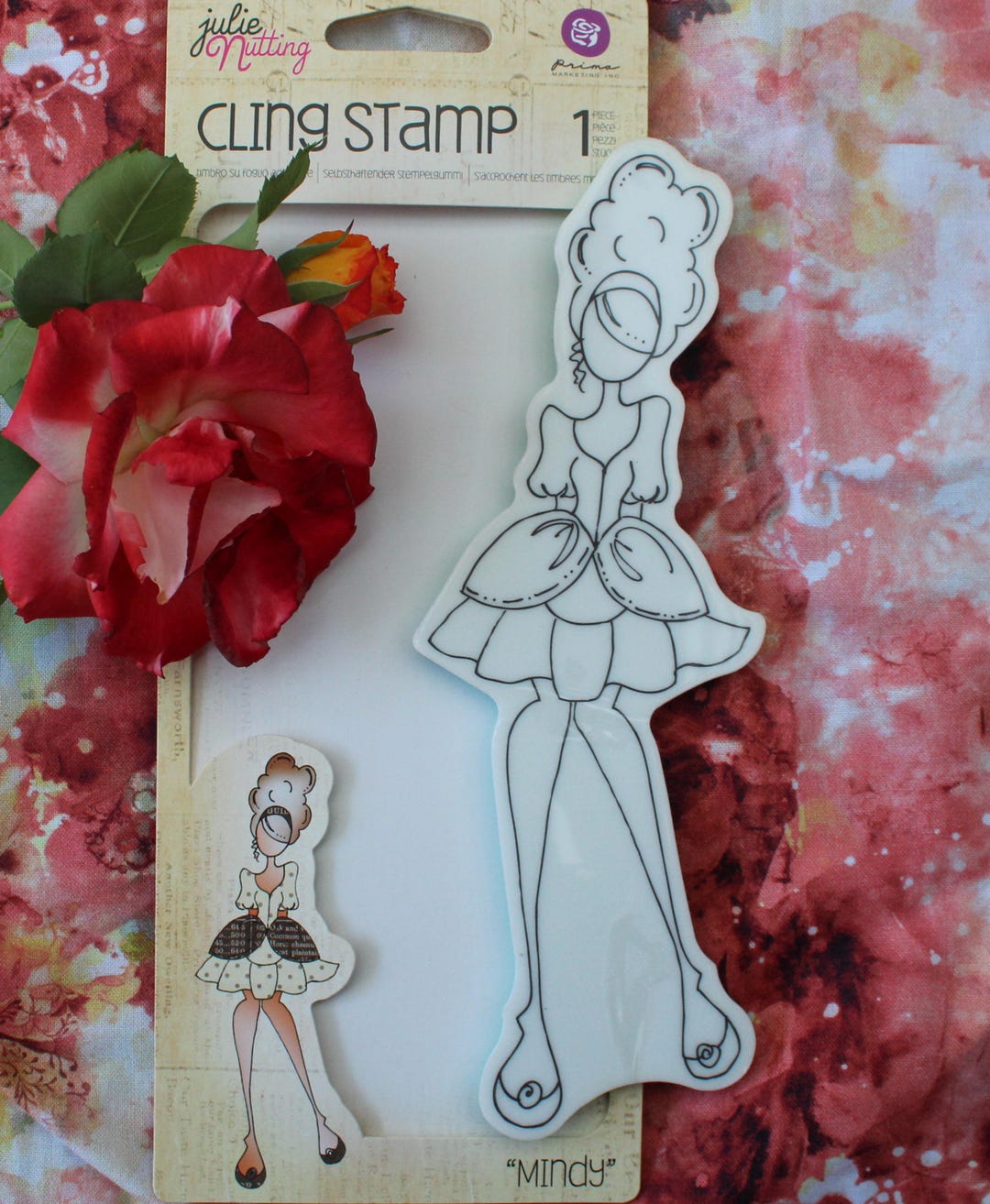 Julie Nutting Mindy Doll Cling Stamp - Etsy